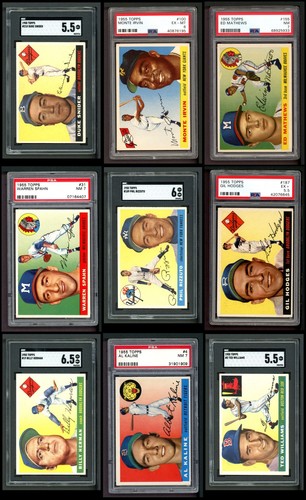 1955 Topps Baseball Complete Set 6.5 - EX/MT+ 6991689 | eBay