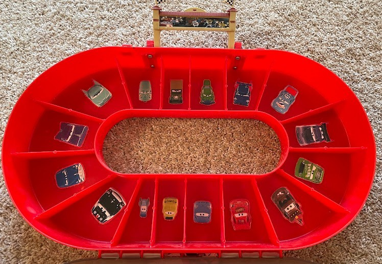 Disney Pixar Cars 2006 Original Carrying Case for Diecast Racetrack ...