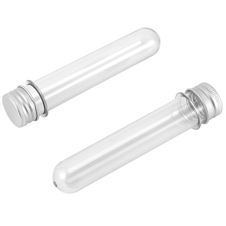 50 PCS 40 ml Clear Plastic Test Tubes, Bulk Test Tubes Test Tubes with ...