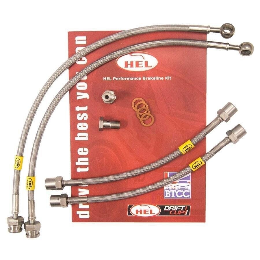 Stainless Braided Brake Lines HEL for Subaru Impreza 2.5 Turbo WRX ...