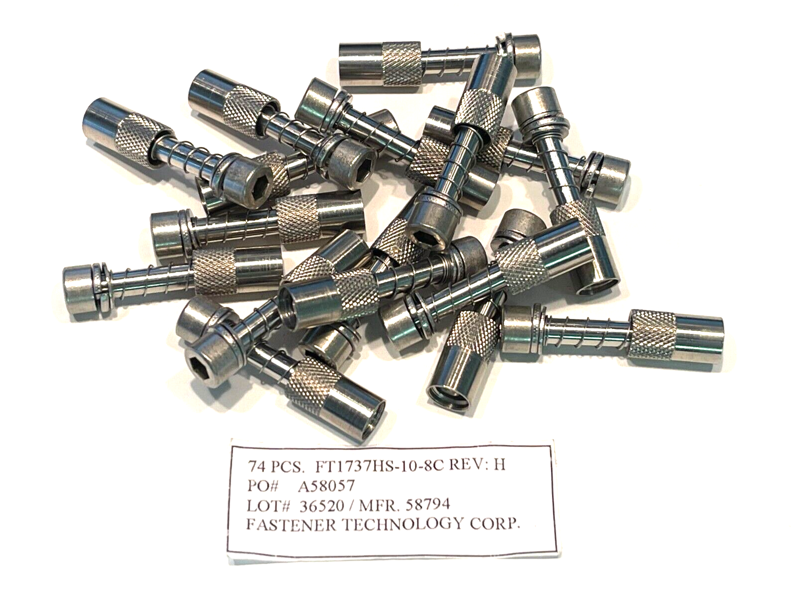(1 PIECE) FT1737HS-10-8-C, FASTENER TECHNOLOGY CORP Panel Screw ...