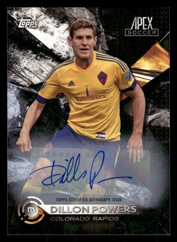 2016 Topps Apex MLS Dillon Powers Auto Autographs AU #17 Card | eBay