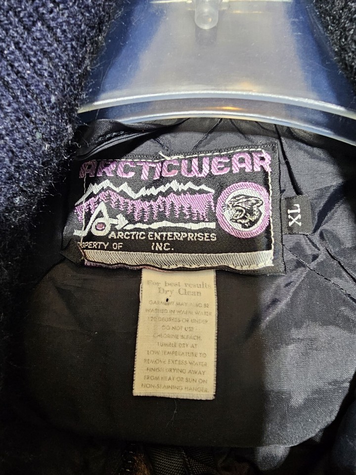 Vintage Matching Arctic Wear Xl Jacket And XXL Bibs Men's Black ...