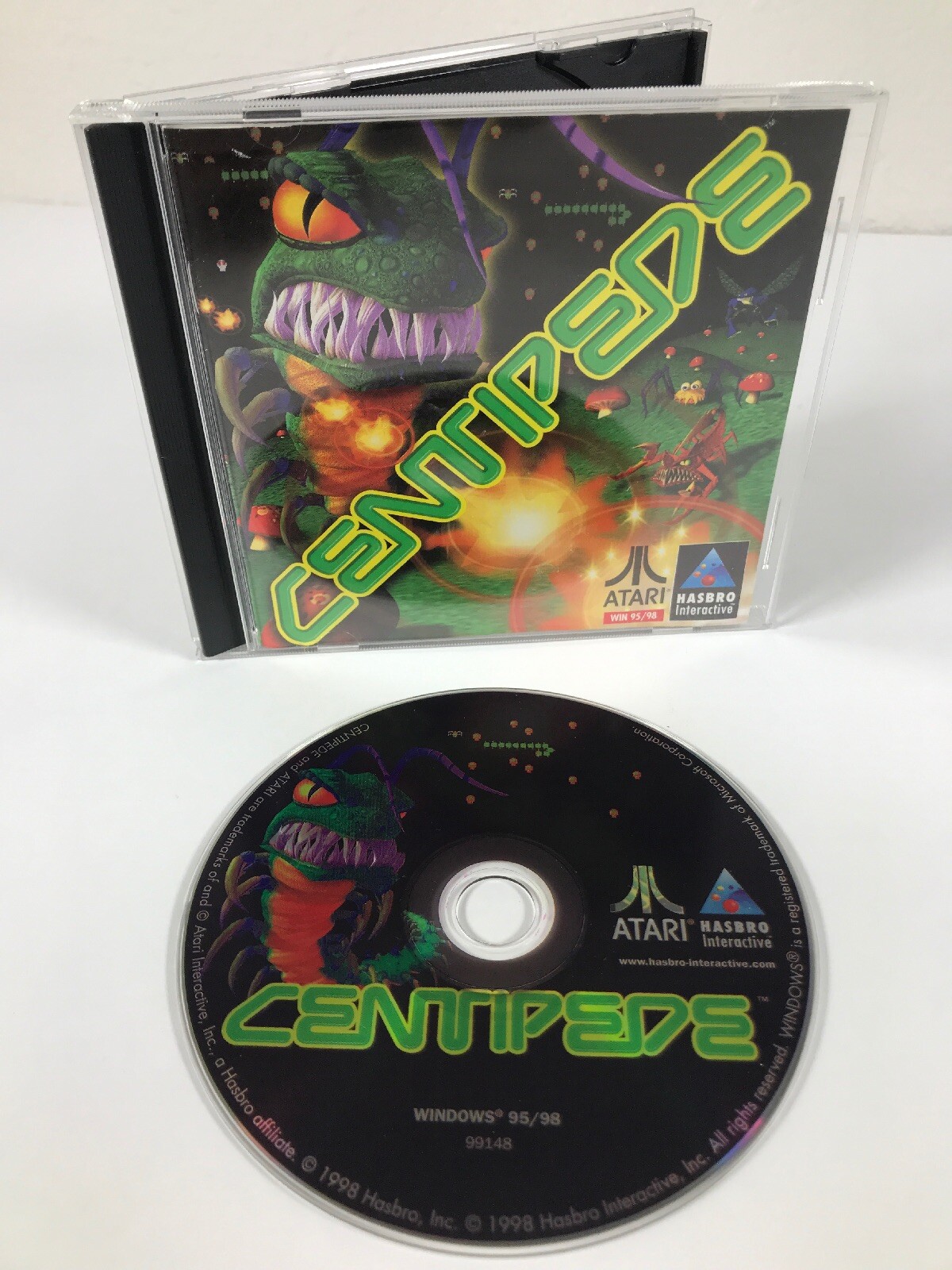Atari Centipede 1998 Hasbro Interactive PC CD-ROM Win 95/98 PC Game Pre ...