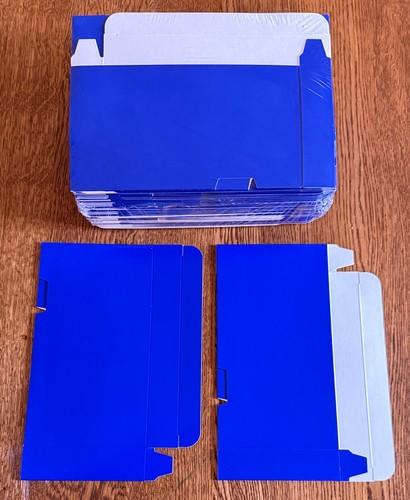 60 VHS Tape Premium Cardboard Sleeves, NO Window, Blue, Side Load, MADE ...