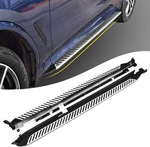 2Pcs Fixed Running Board Nerf Bar Side Steps Fits for BMW X3 G01 2018 ...