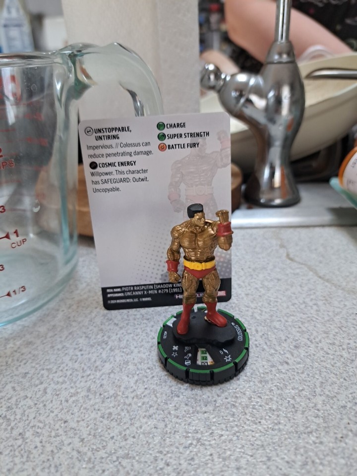 Deadpool Weapon X * COLOSSUS #043b HeroClix rare PRIME miniature #43 | eBay