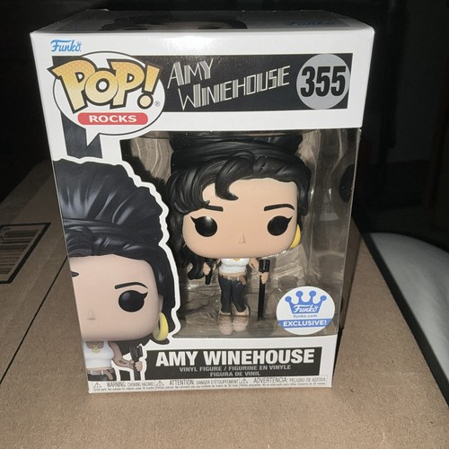 Funko Pop! Rocks: Amy Winehouse in White Tank Top Shop Exclusive w ...
