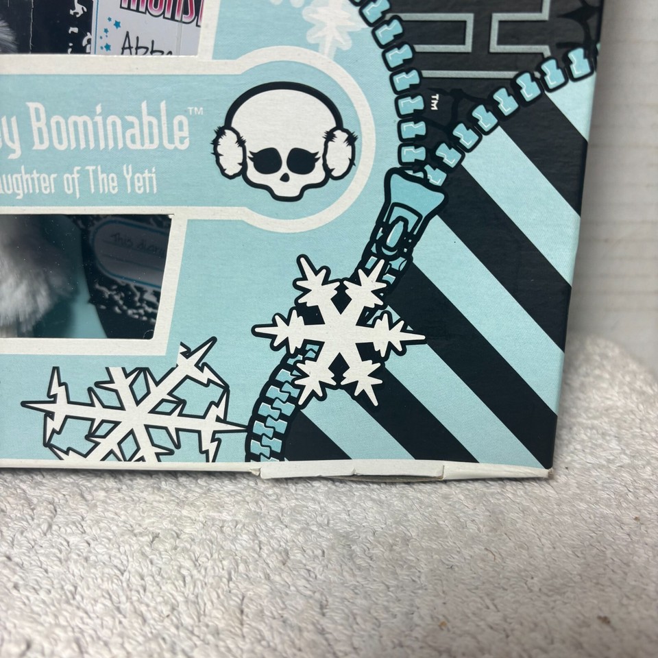 Monster High Doll Abbey Bominable & Shiver First Wave Original Release ...