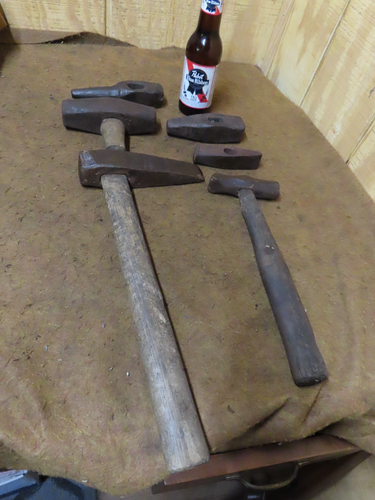 vtg Blacksmith hammer set (6)pcs, ORIGINAL,USA~AVG+🤠🤠🤠BH6.1.25 | eBay