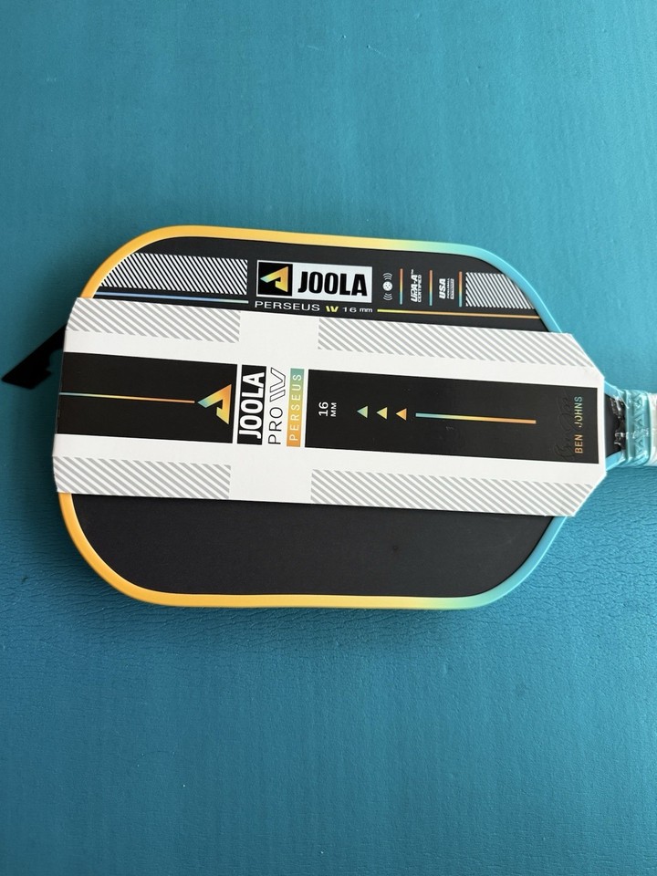 JOOLA BEN JOHNS PERSEUS PRO IV 16MM PICKLEBALL PADDLE 4th Gen Limited ...