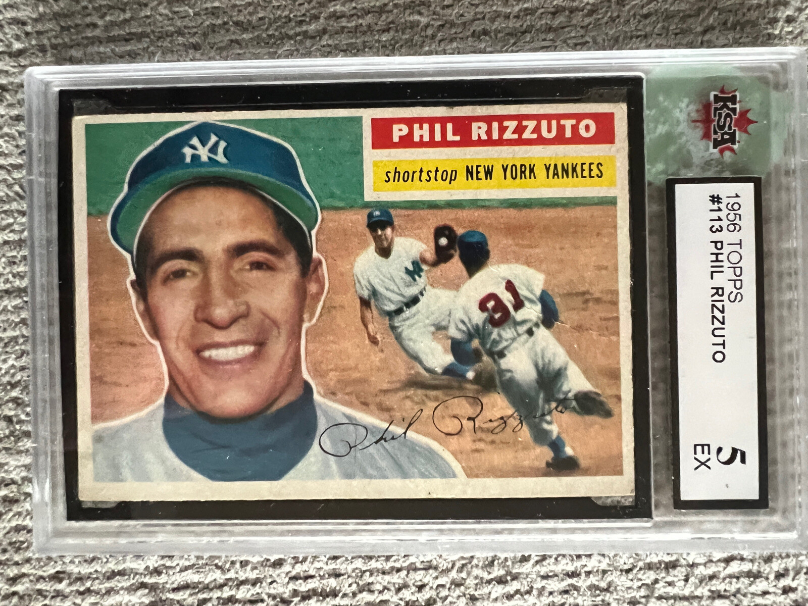 1956 Topps #113 New York Yankee Shortstop - Phil Rizzuto EX 5 | eBay