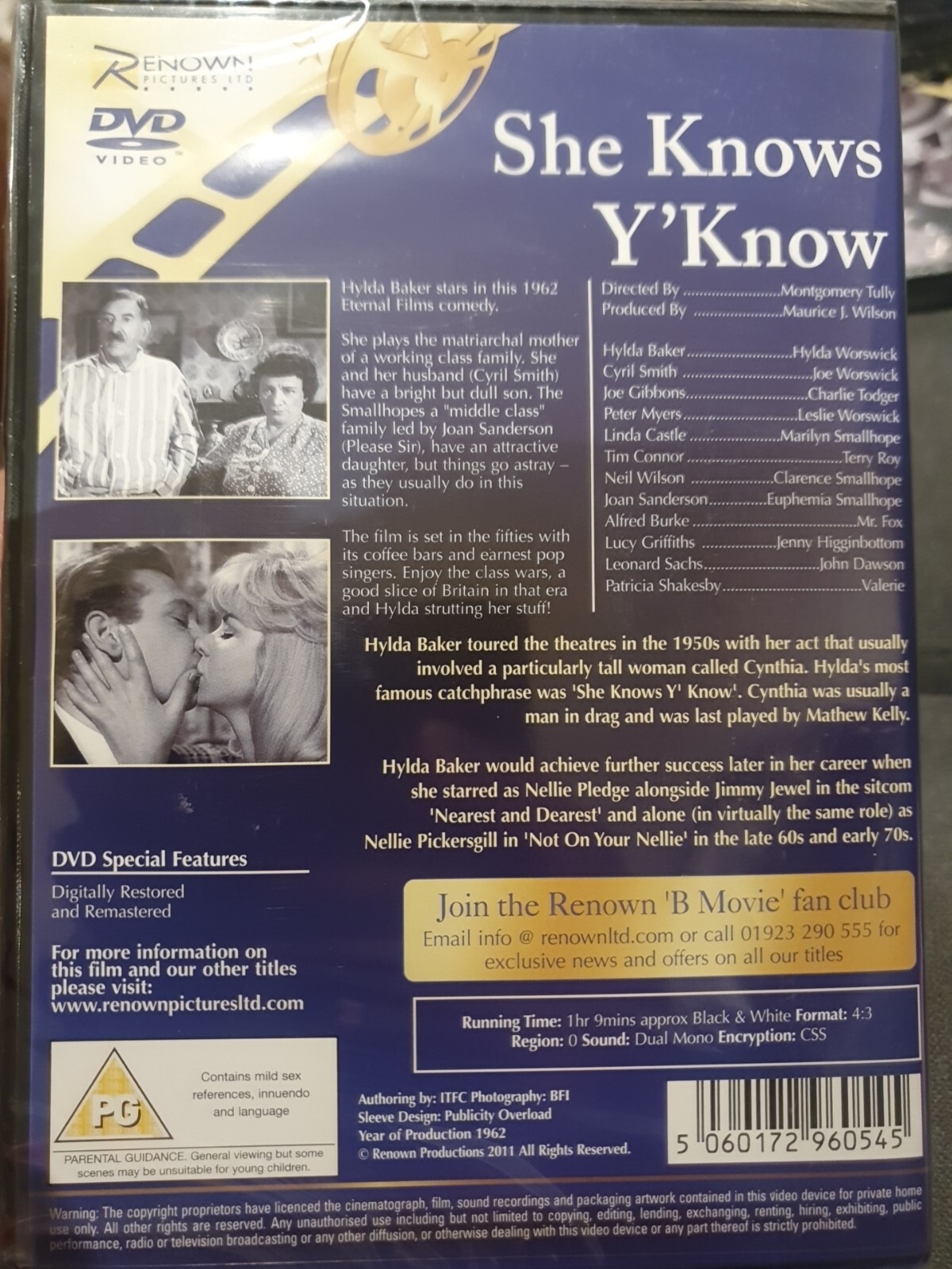SHE KNOWS Y'KNOW DVD CULT BRITISH CLASSIC 1962 COMEDY HYLDA BAKER JOAN SANDERSON | eBay