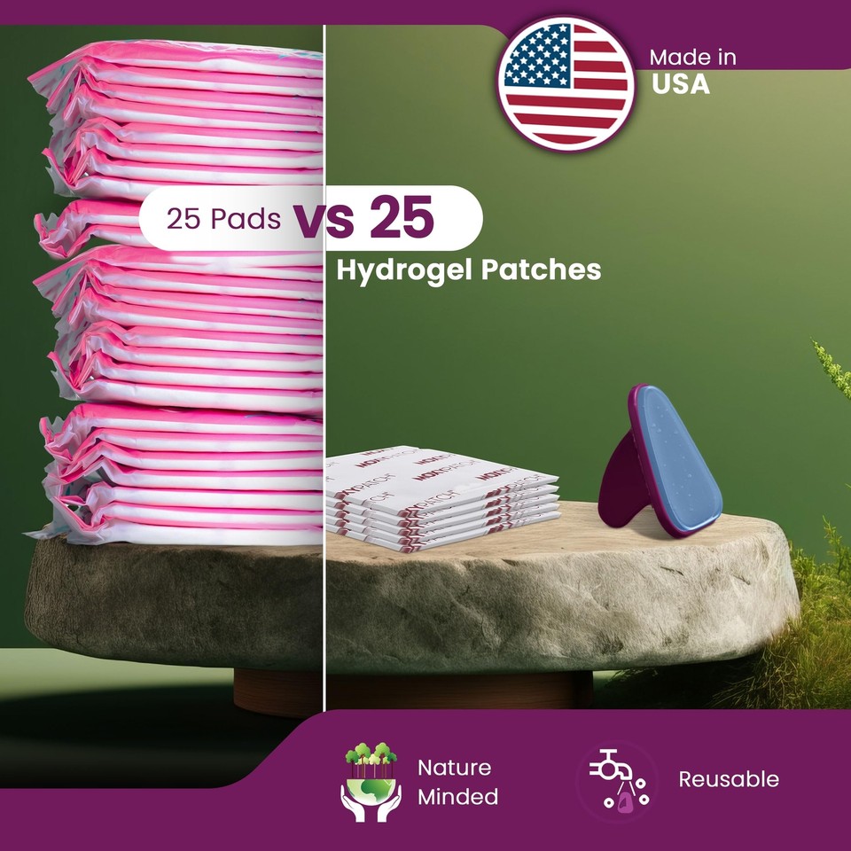 Bladder Leak Prevention Kit - Reuseable Bladder Control Device with 25 ...