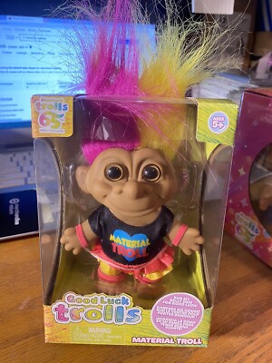 Good Luck Trolls 65th Anniversary "Material Troll" New In Box Sold Out ...