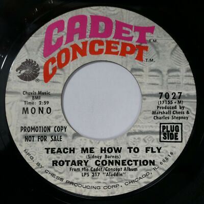 ROTARY CONNECTION Teach Me How To Fly 7027 Mono Promo 7" 45rpm Vinyl ...