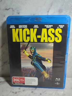 Kick-Ass (Blu-Ray, 2010) Aaron Taylor-Johnson, Nicolas Cage, Chloë ...