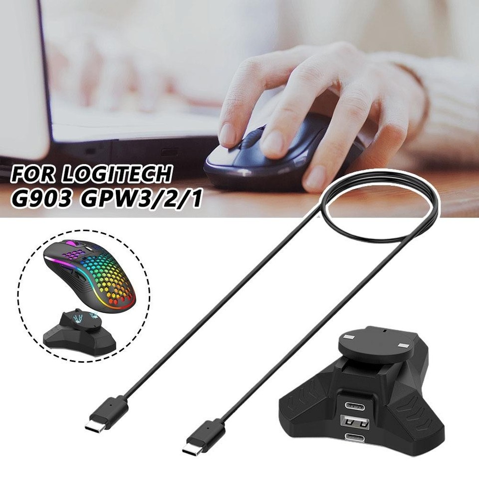 Mouse Wireless Charging Base for-Logitech Gaming Mice Anywhere Charging ...