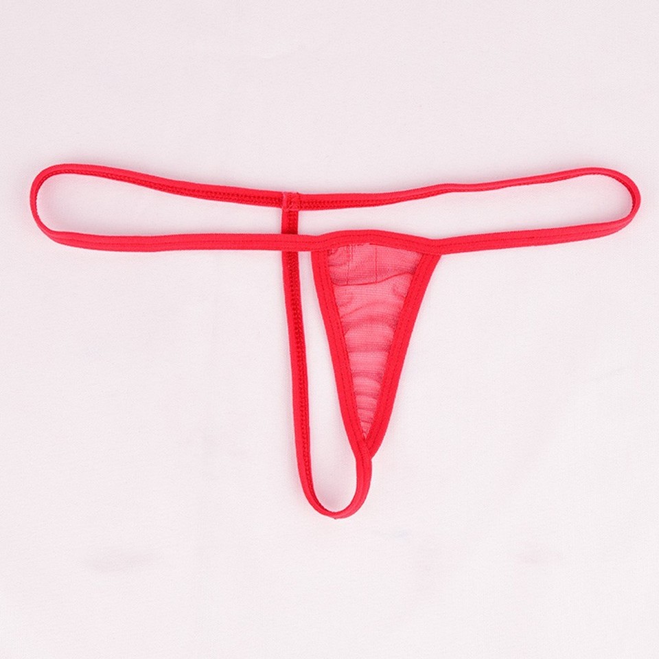 Women's YBack String GString Thong Sexy Mesh Sheer Panties Underwear ...