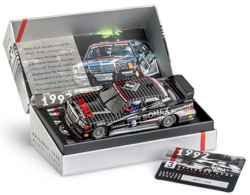 Slot It "Sonax" Mercedes 190E - 1992 DTM Winner -Klaus Ludwig 1/32 Slot ...
