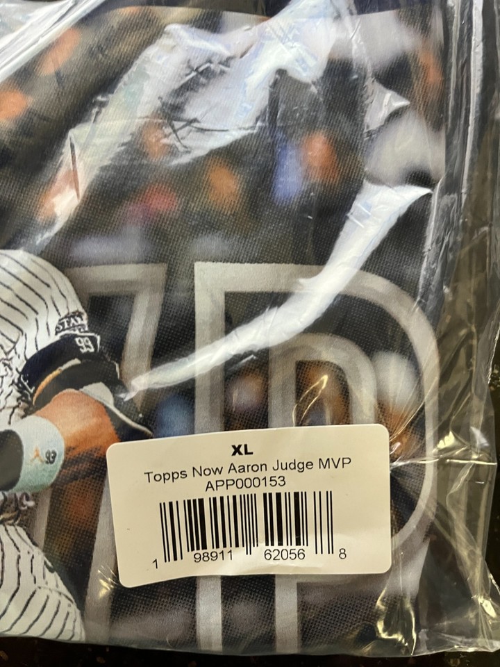 2024 MLB Topps NOW Aaron Judge MVP Limited Edition Men's Tee Shirt XL ...
