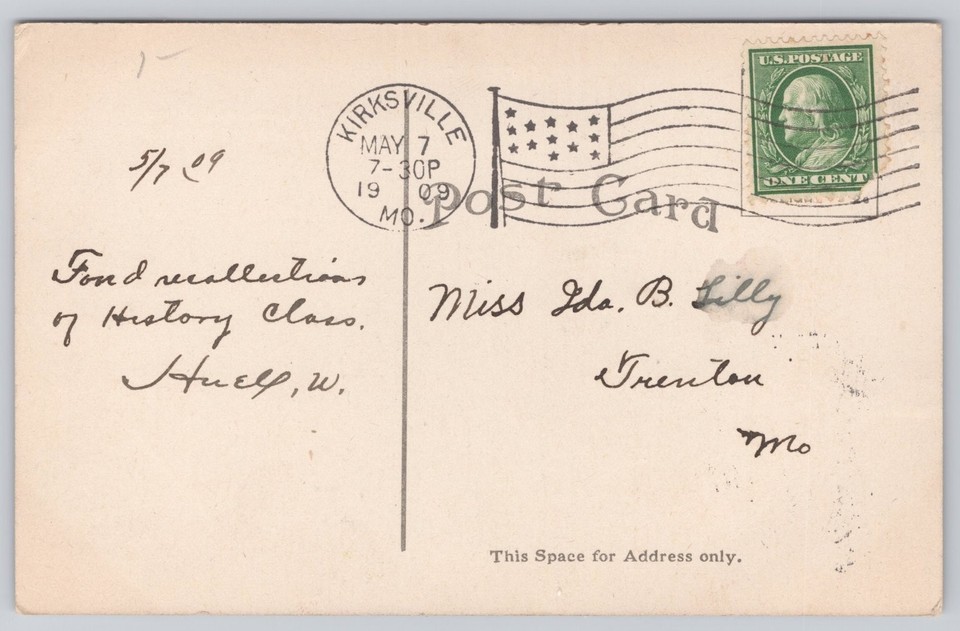 Civil War Battle of Kirksville 1862 Vintage Postcard by Allen B. Towne ...