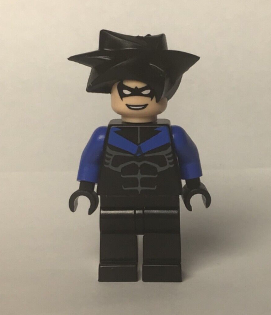 Lego Minifigure Batman Nightwing - Blue Arms and Chest Symbol bat015 | eBay