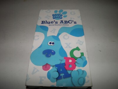 Blue's Clues Blue's ABC's TEACHER'S EDITION Nickelodeon Nick Jr. VHS ...