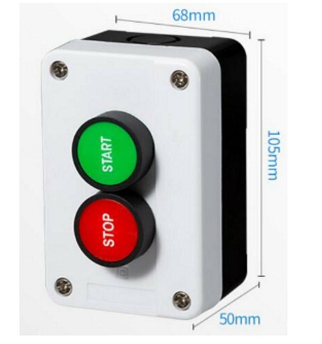 Control Box Start Stop Button Motor Starter Plastic Case Enclosure ...