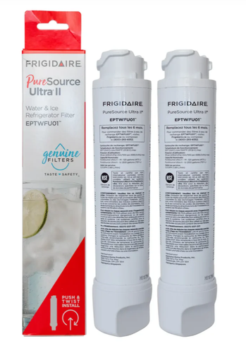 2 Pack Frigidaire Ultra II PureSource Refrigerator Water Filter ...