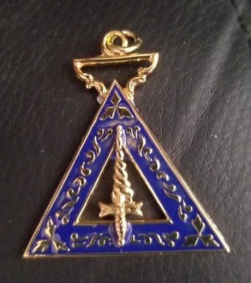 Chapter Jewel Order of Eastern Star Star Point Adah OES Blue with Gold ...