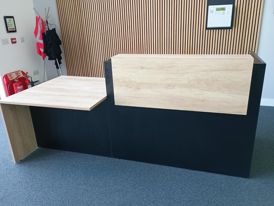 Reception counter desk used | eBay UK