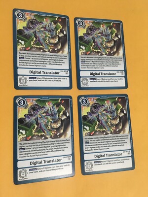 4x Digital Translator EX4-072 U (Playset) Digimon CCG | Alternative Being NM | eBay