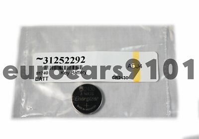 New! Volvo S60 Battery Keyless Entry Remote Battery CR2430 31252292 | eBay