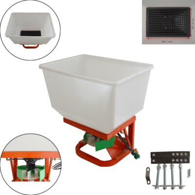 12V Tractor Front Electric Fertilizer Spreader ATV Broadcast Spreader ...