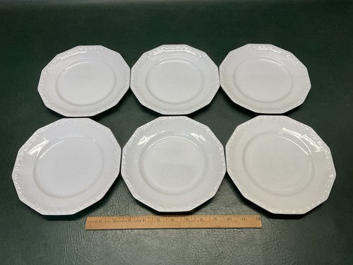 Set of 6 Rosenthal Maria White Classic Rose Salad Plates 7 3/4 ...