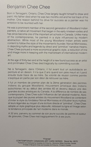 Benjamin Chee Chee Art Print "Friends" Canadian Geese Matted 14 X 11 Outside Mat | eBay