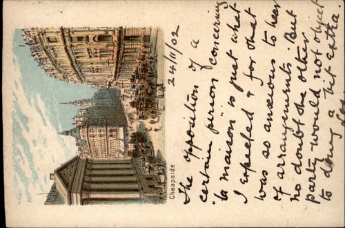 Cheapside London England vintage UDB postcard u626 | eBay