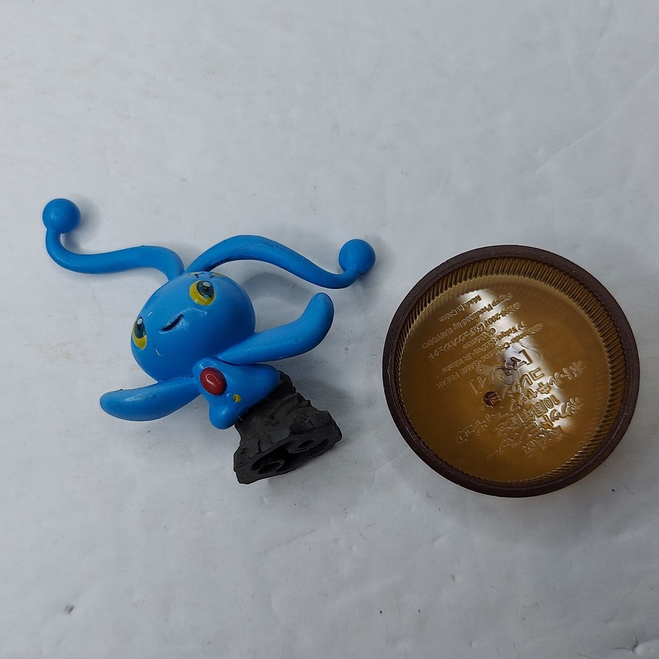 2006 Pokemon Movie 1.5" Manaphy Promo Bottle Cap Mini Figure Kaiyodo | eBay