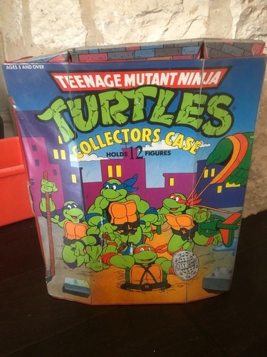TMNT Collectors Case-Holds 12 Figures 1991 complete with 4 figures | eBay