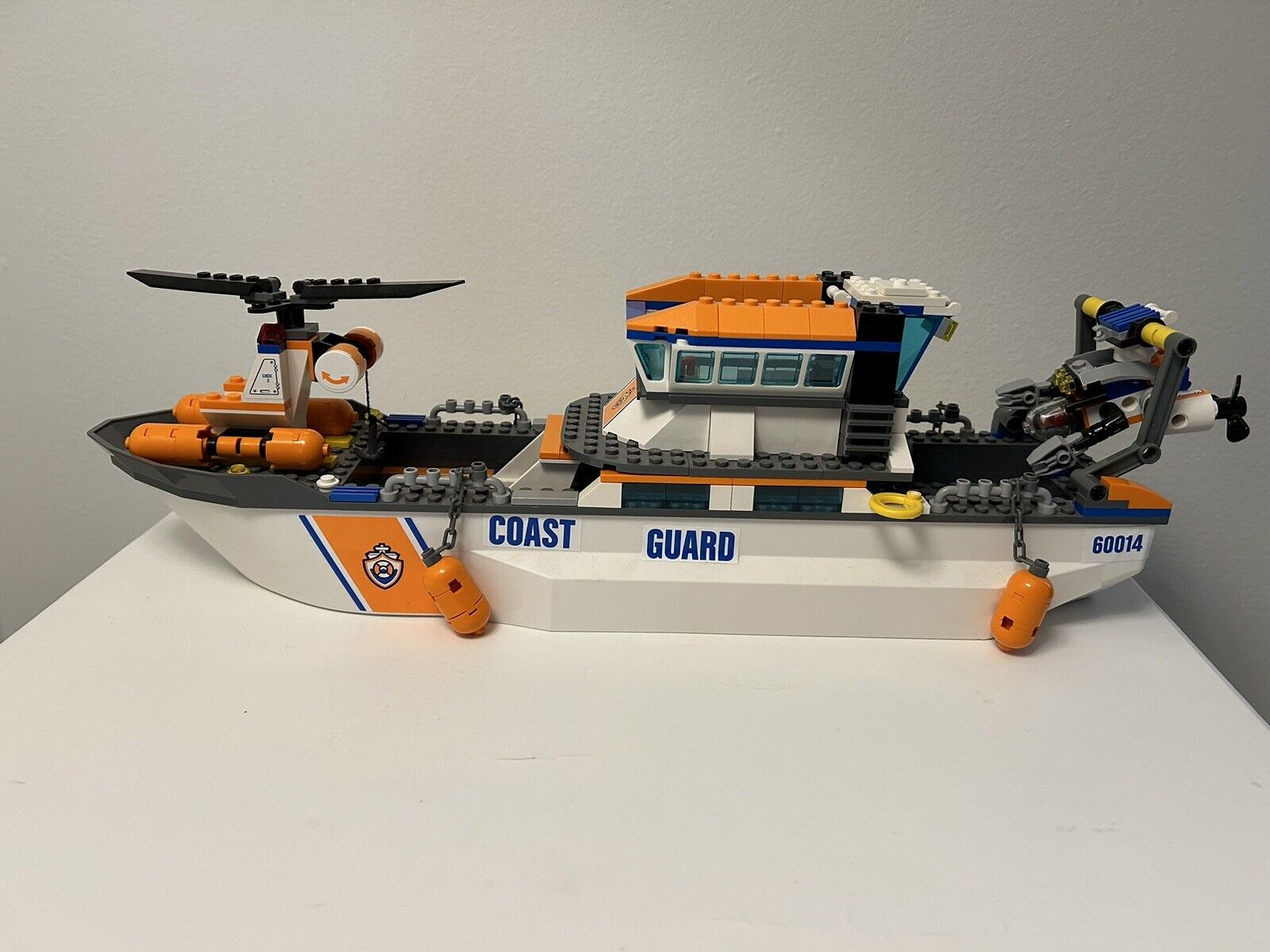 LEGO City Coast Guard Patrol 60014 - Coast Guard Ship, Helicopter, And ...