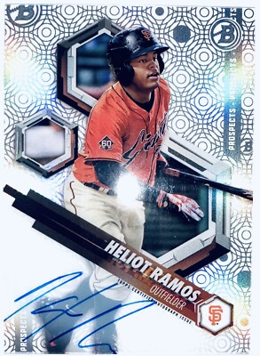 2018 Bowman High Tek Prospects Heliot Ramos #PHT-HR Autograph | eBay