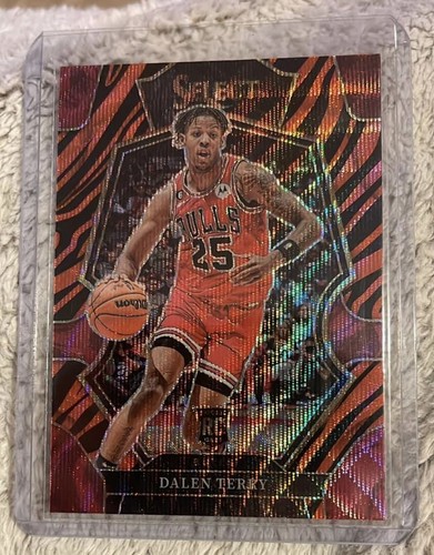 2022-23 Panini Select Concourse Dalen Terry Tiger Stripe Prizm SSP ...