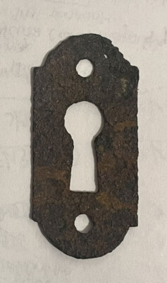 Escutcheons & Key Hole Covers - Cast Iron Skeleton