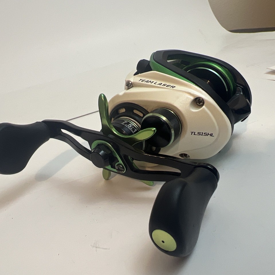 Lews Team Lews TLS1SHL Baitcasting Reel Lite Speed Spool SLP 7.5:1 Left ...