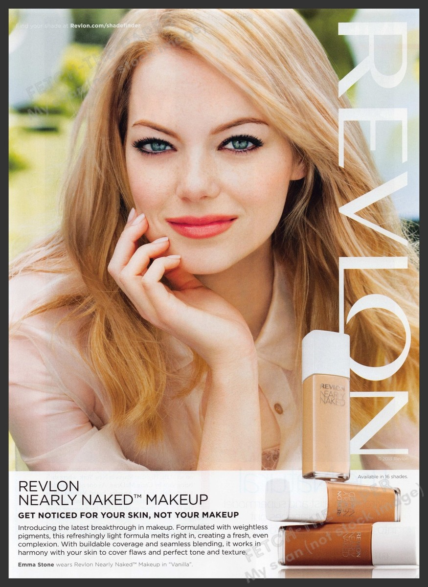 Emma Stone Revlon Reclame Sephora Makeup Advertisement