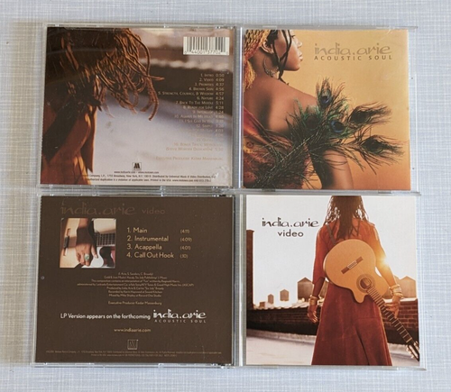 India Arie CD Lot Acoustic Soul, Video | eBay