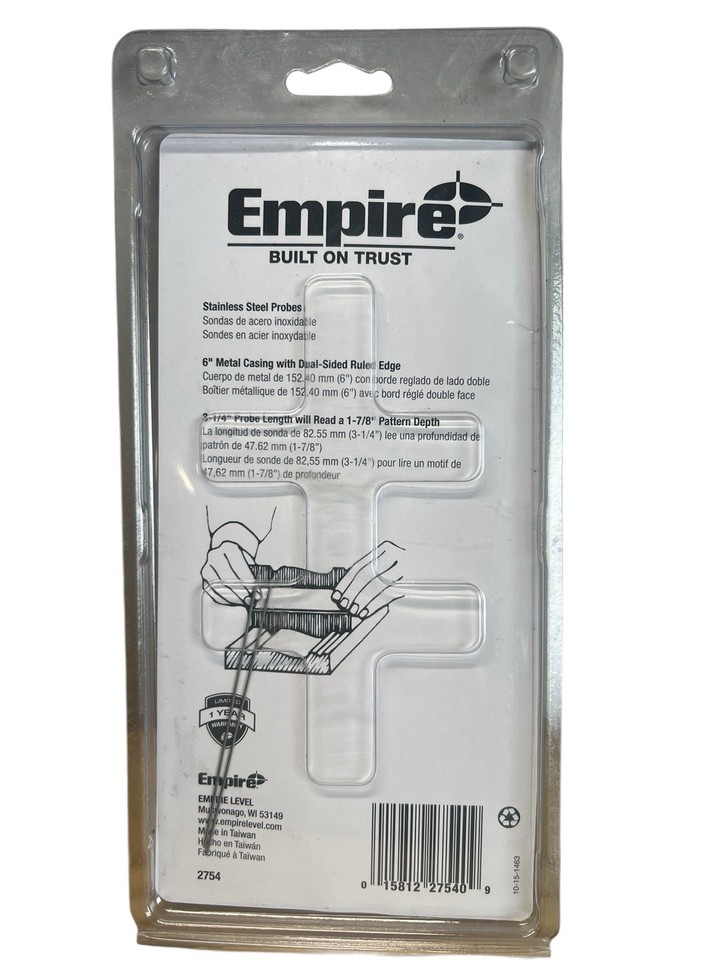 Empire 6" / 15cm Duplicator Tool 2754 Profile Contour Gauge Template ...