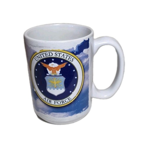 United States Air Force Emblem Ceramic Coffee Mug USAF Seal Military ...