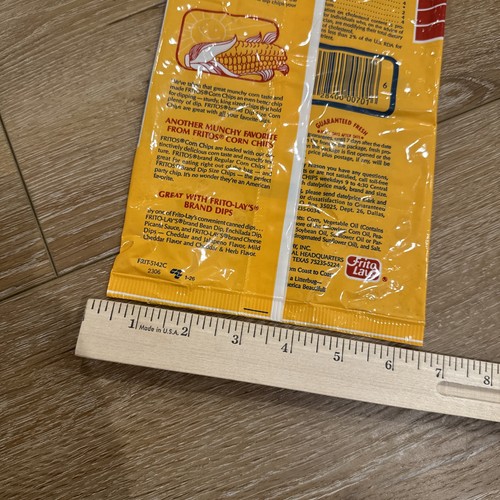 Vintage Fritos Bag Potato Chip Junk Food Frito Lay 80s Empty Snack Corn ...